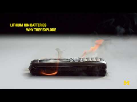 Video: Lithium Ion Batteries - Why They Explode